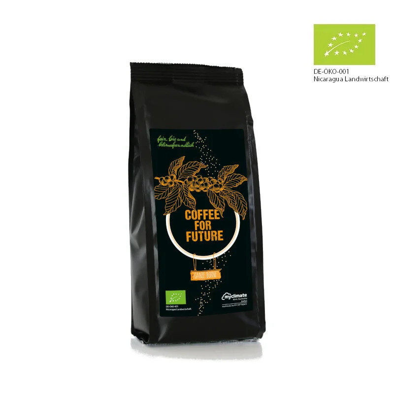 Kaffee "Coffee for Future" (bio), 250g, ganze Bohne, 8,49